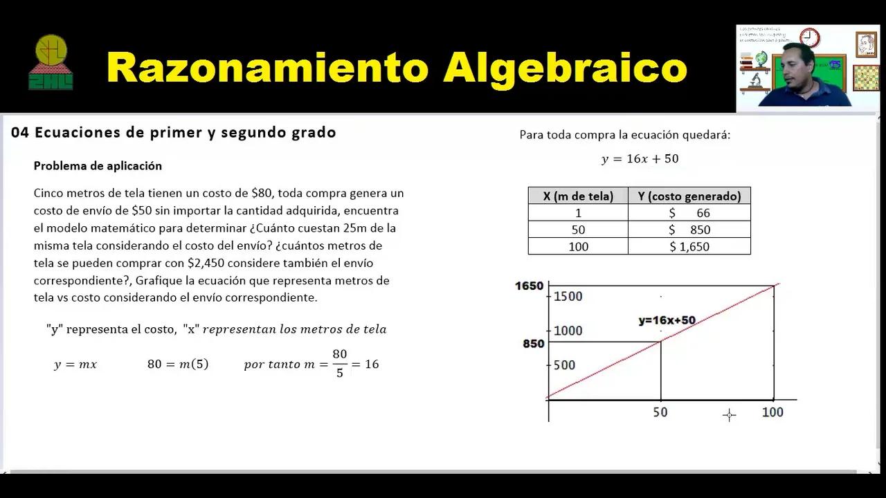 Razonamiento algebraico 04 Ecuaciones de primer grado