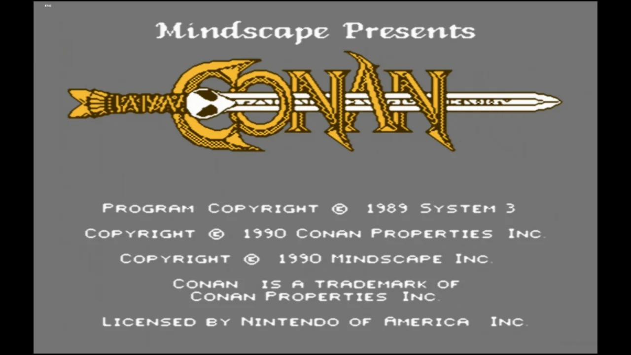 Nintendo Game intro conan