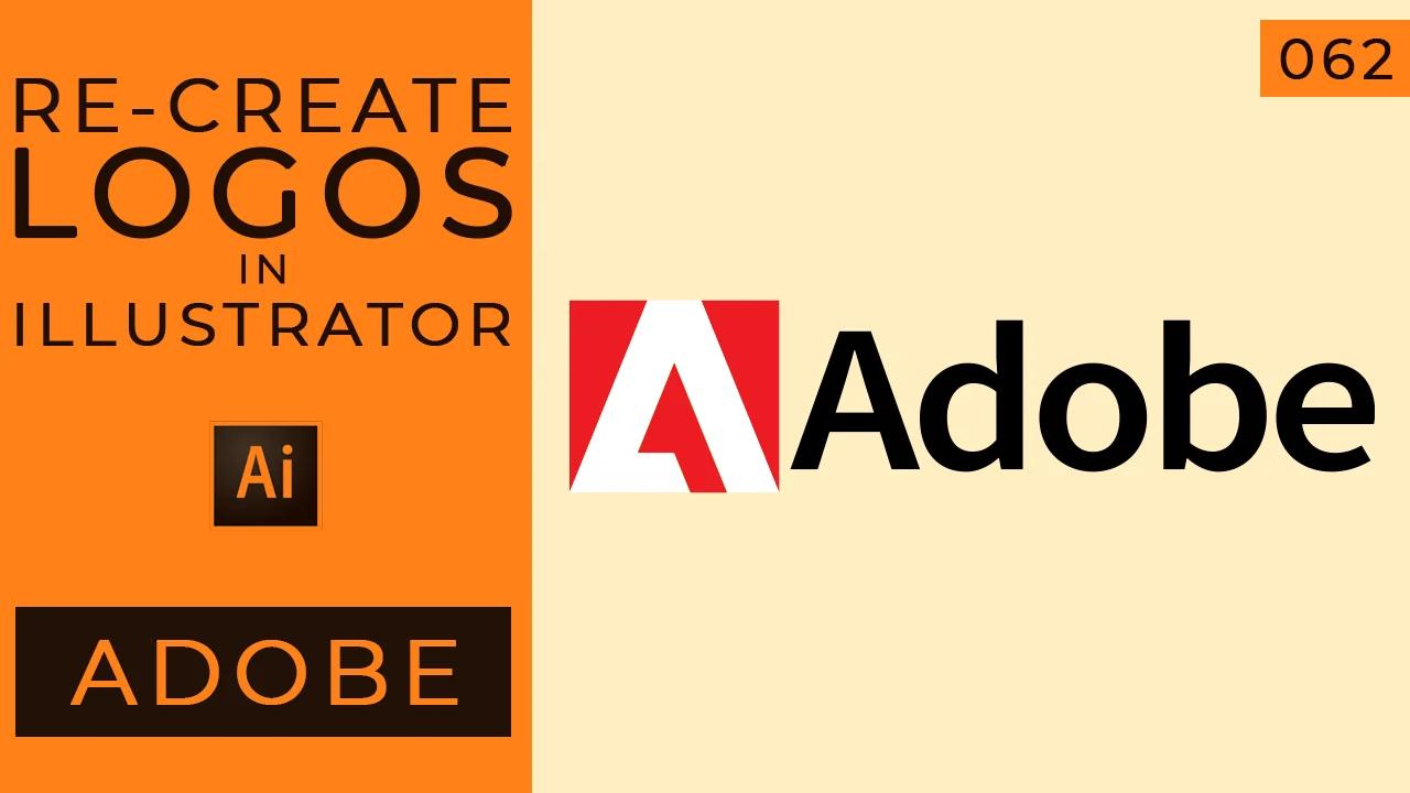 Adobe logo in Adobe Illustrator