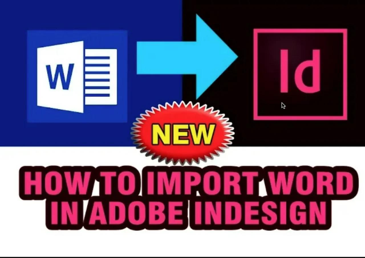 How To Import Microsoft word File Into Adobe InDesign Without Reformat