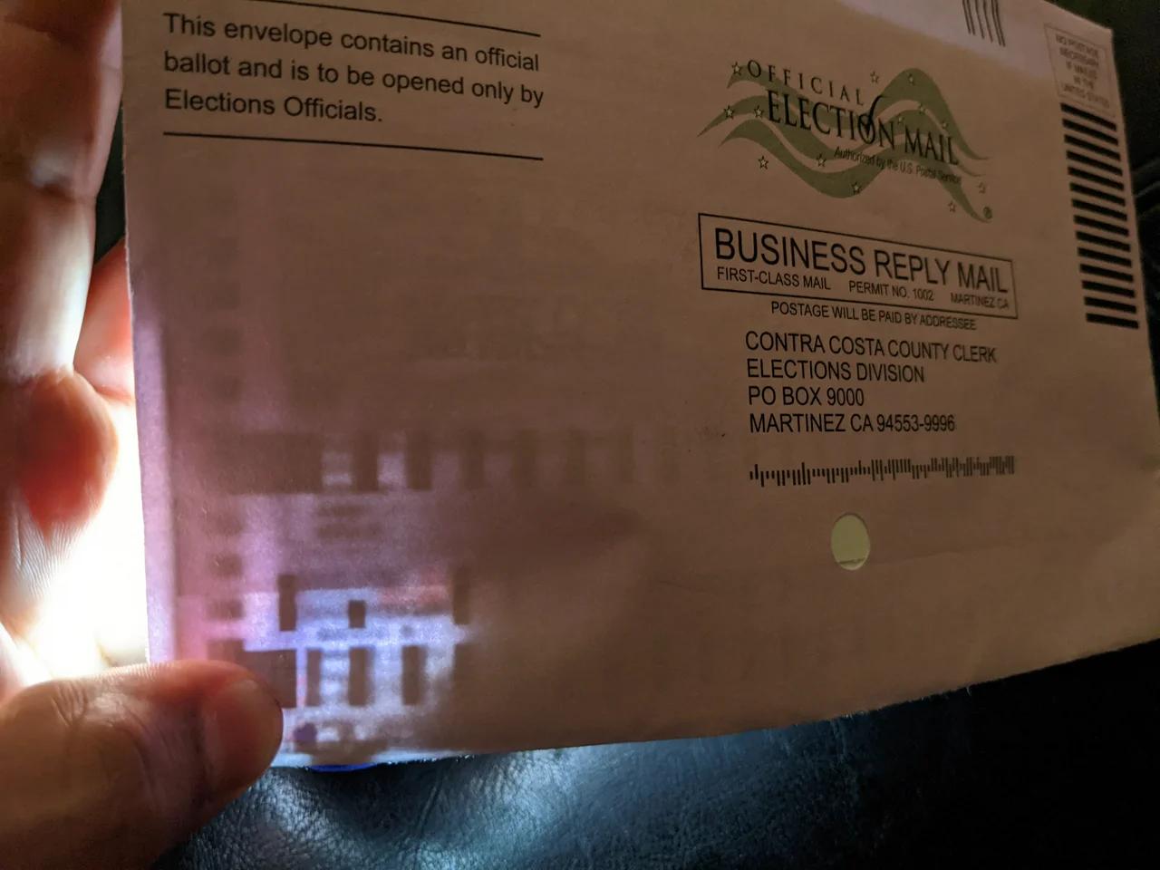 CA Recall Envelope Flashlight Challenge!