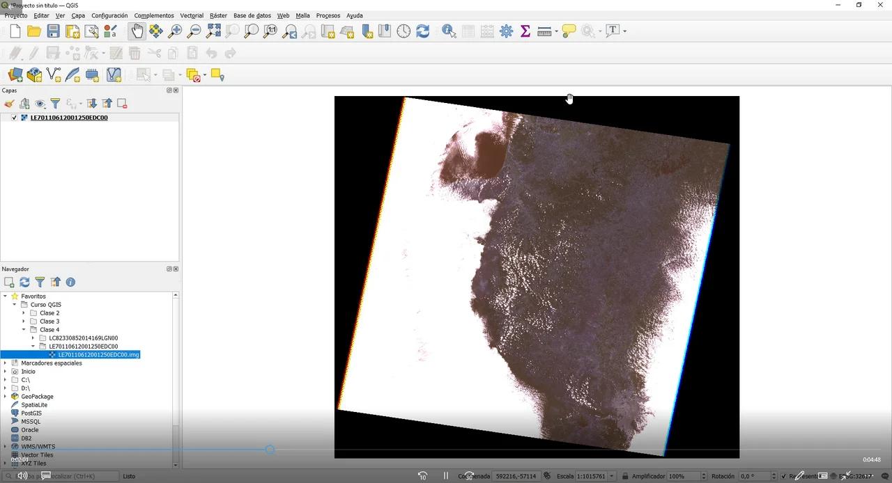 Recorte y ajuste de contraste visual
