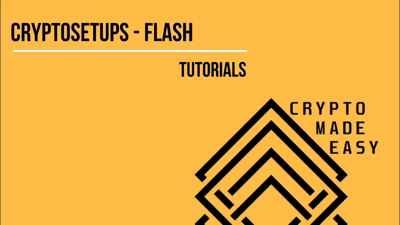 How to Stake Tap- Cryptosetups Flash Tutorial