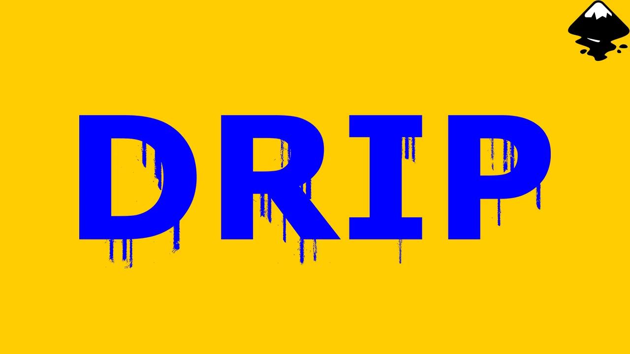 Create a Drip Text Effect in Inkscape