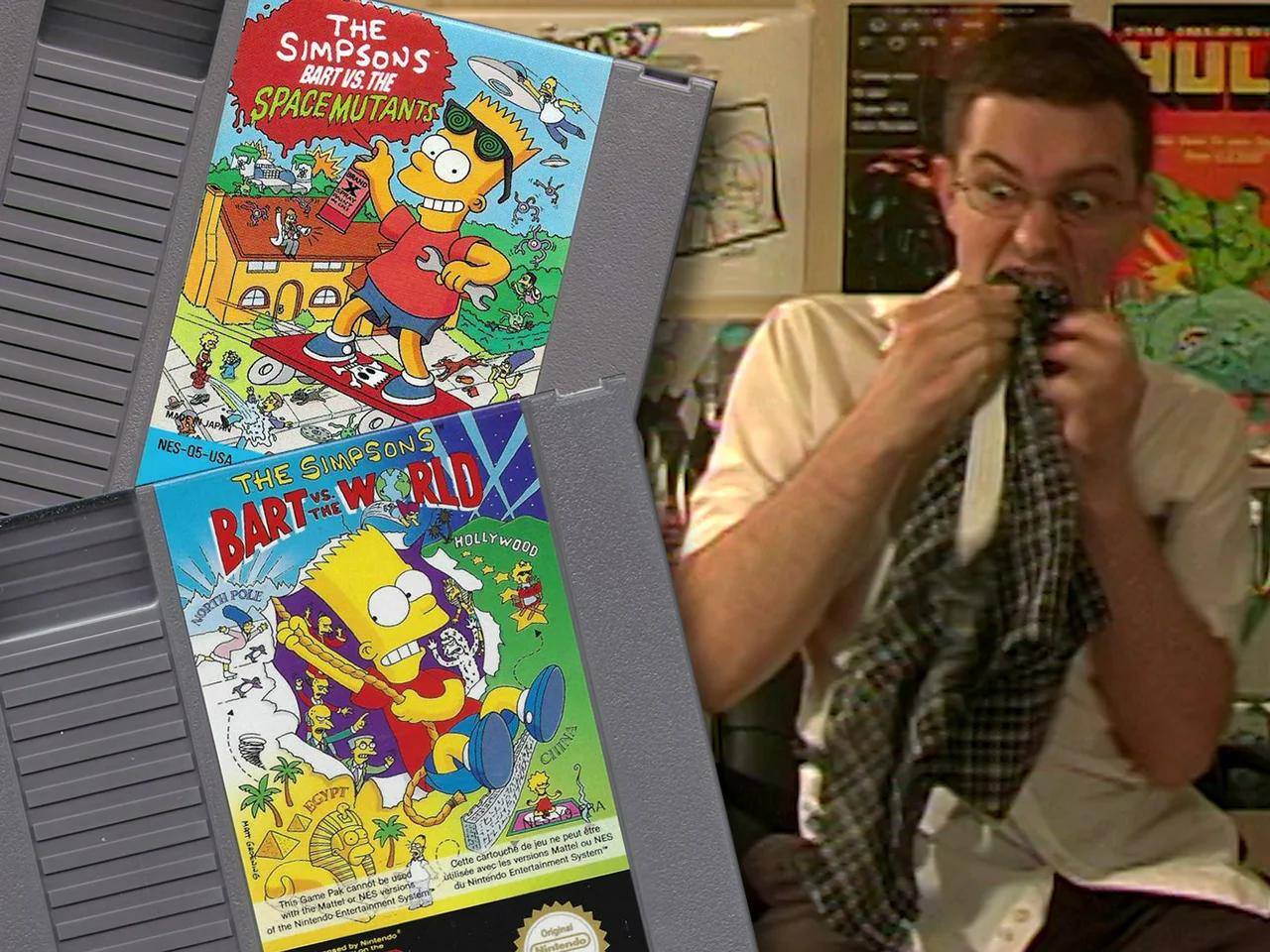 The Simpsons (NES) Angry Video Game Nerd (AVGN) Episode 30