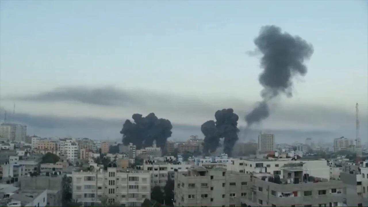 Israel Response - View from Gaza Skyline