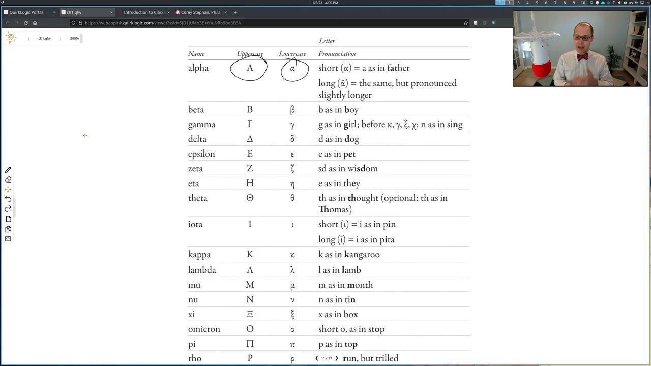 Ch. 1, pt. 1: Alphabet, Alphabet Song, & Beginning Pronunciation ...