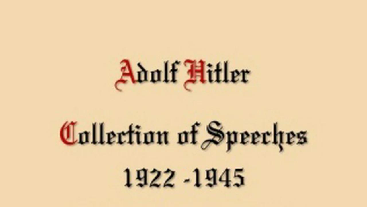 Adolf Hitler Collection Of Speeches 1922 - 1945 | EPUB