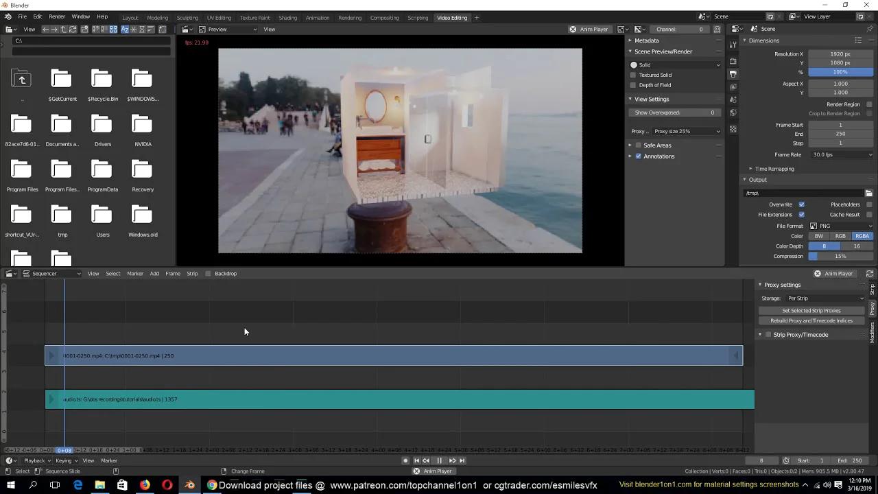 Beginner Video Editing Tutorial Using Blender 2.8