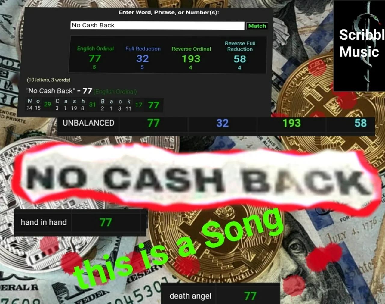 No 💲 Cash Back 🤑💰