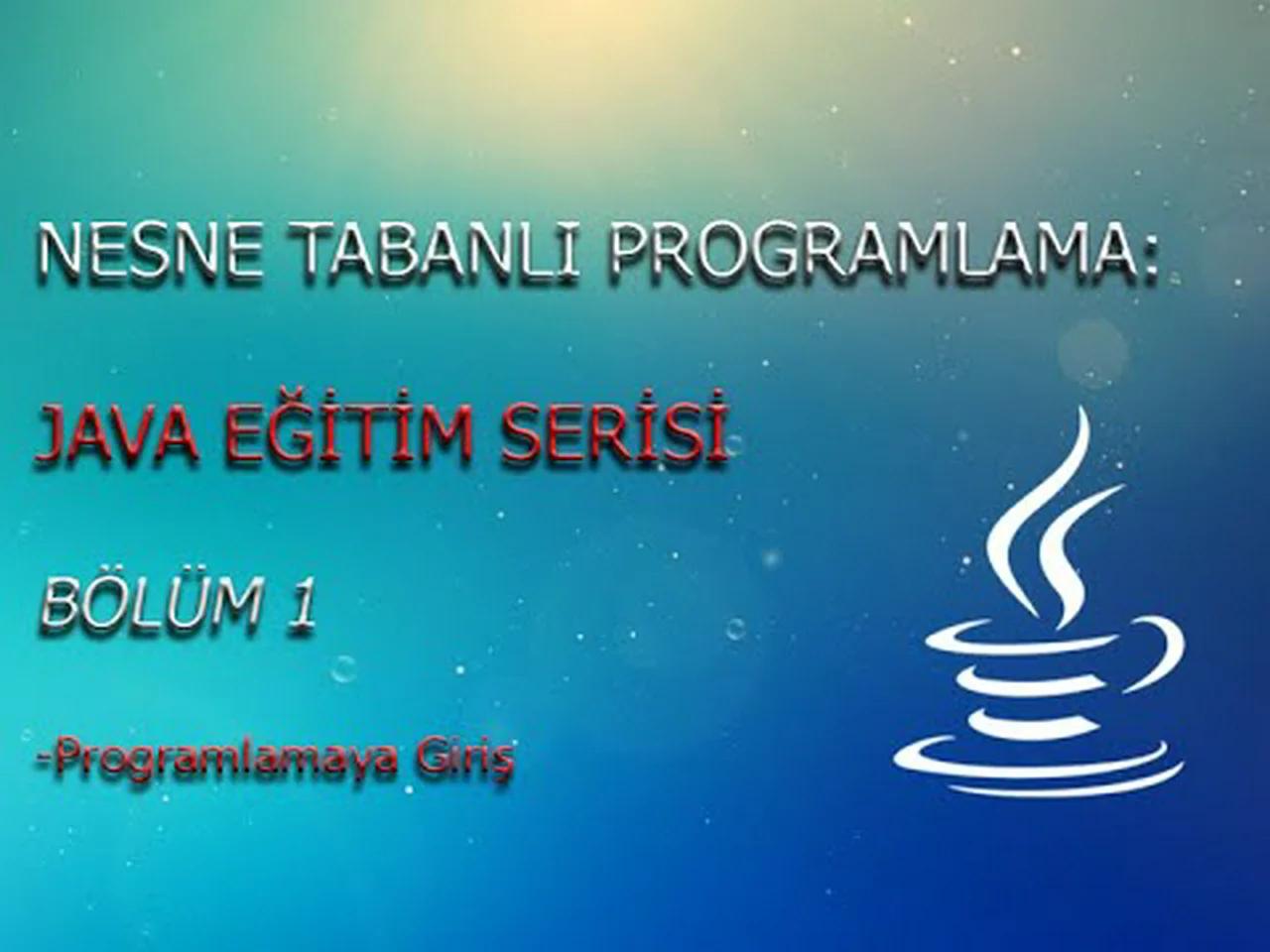 Java Programlama Giris