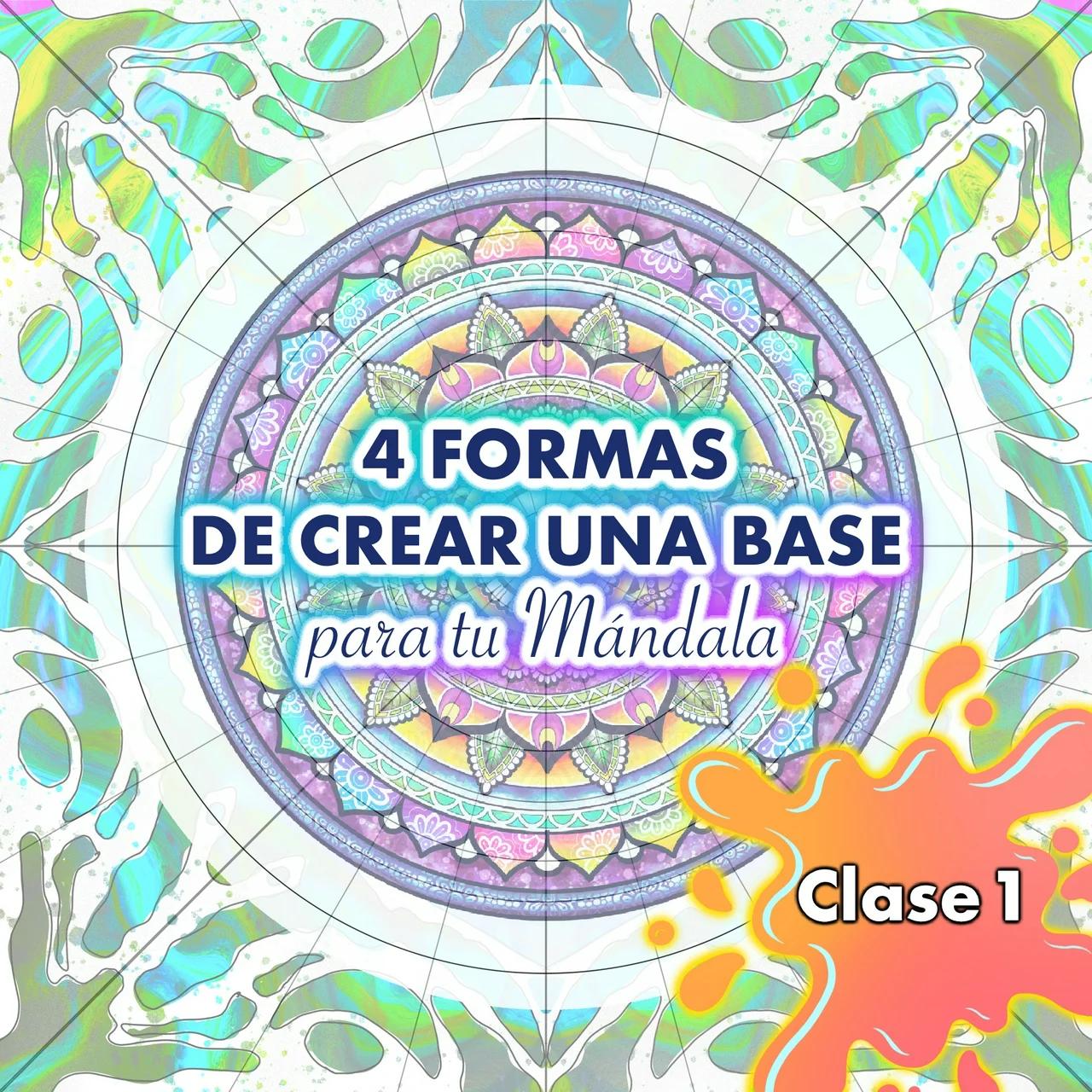 Escuela de Mandalas - Clase 1 - Diferentes formas de crear una base