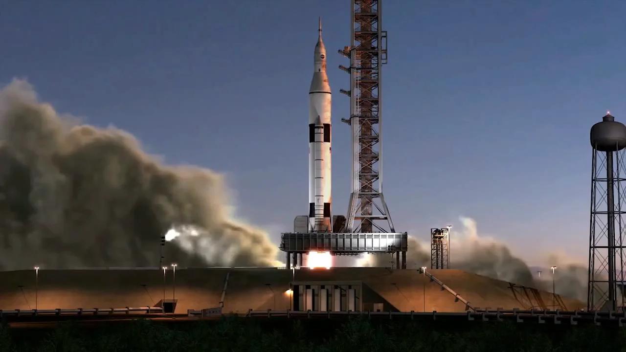 Spacecraft launch, NASA rocket!
