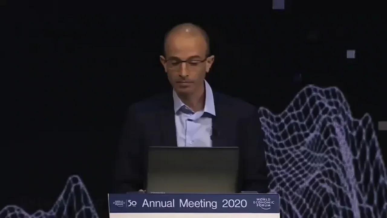 L' Équation de la vie selon le QUI??? Yuval Noah Harari at the World ...