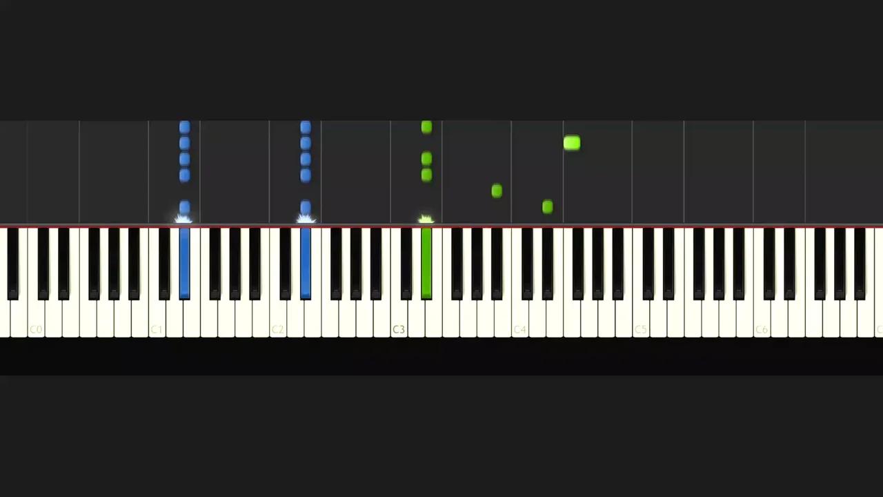 Geometry Dash - Deadlocked Piano Tutorial Synthesia