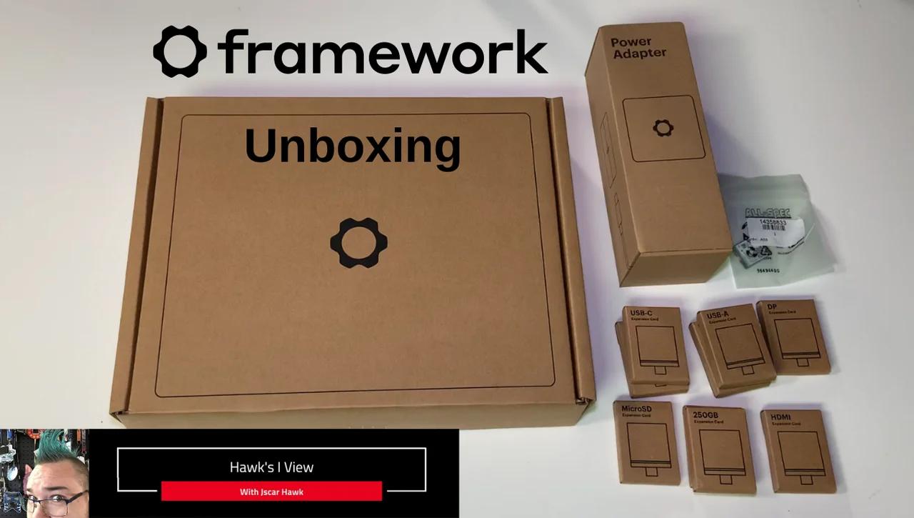 Framework Laptop Unboxing