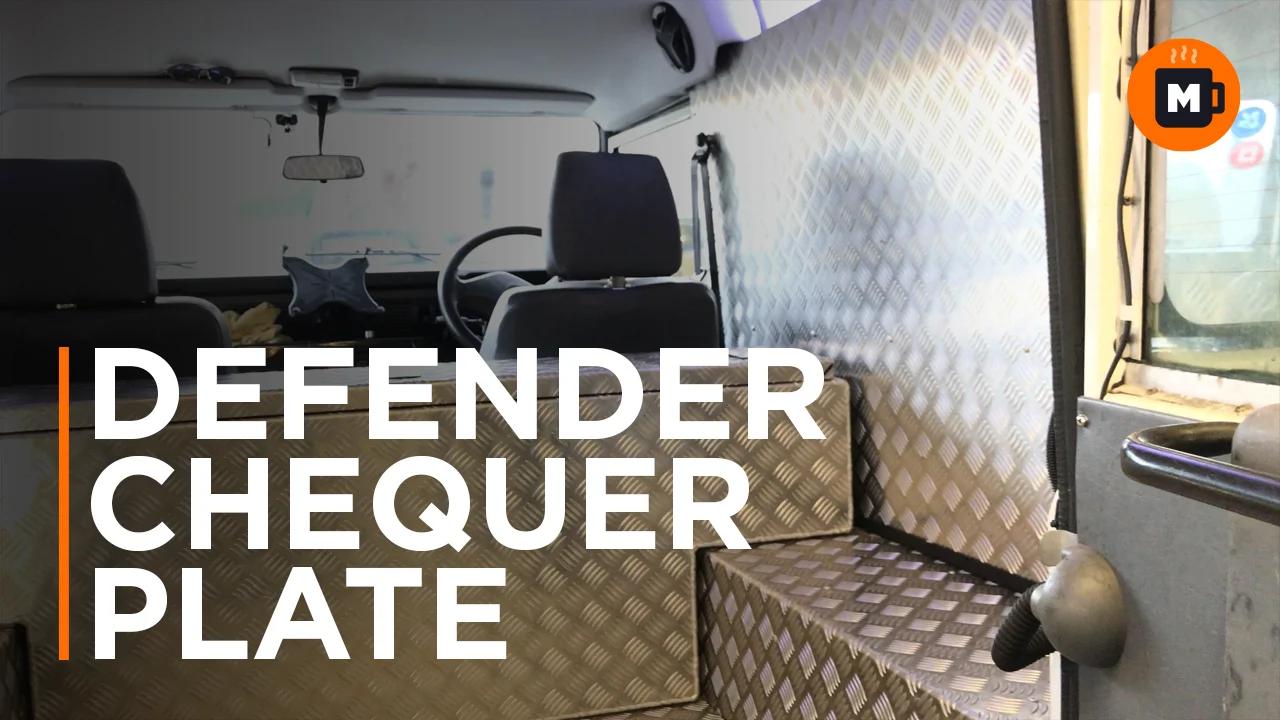Land Rover Defender 90 Rear cab Chequer plate upgrade
