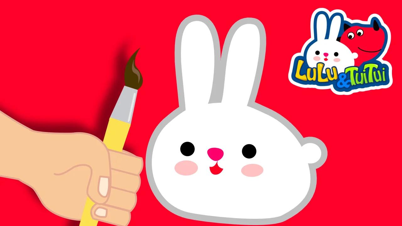 How to Draw LuLu the Bunny | Cartoon for kids | Easy and Cute drawing ...