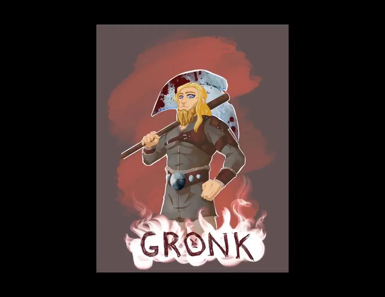 OC "Gronk" Speed Painting by RoseMei