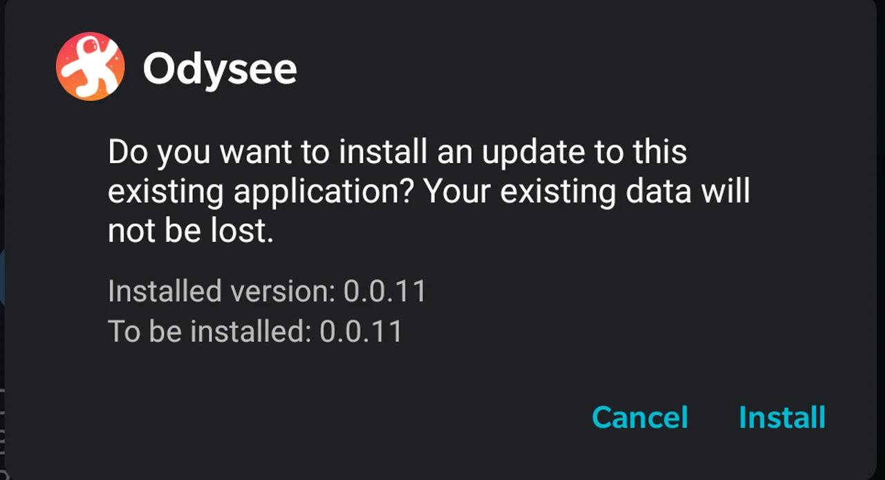 Service Post - Official Odysee App for Android | Early Test Build