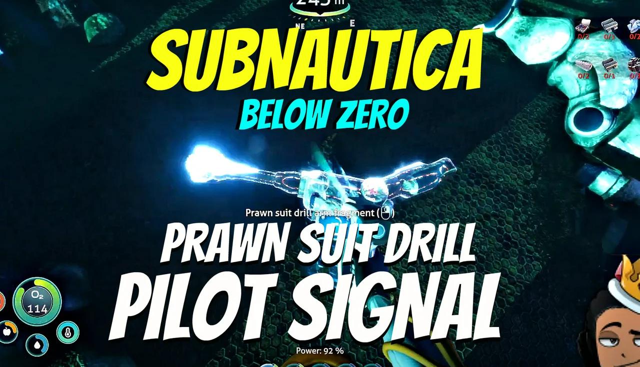SubNautica '' Below Zero'' - Prawn Suit Drill