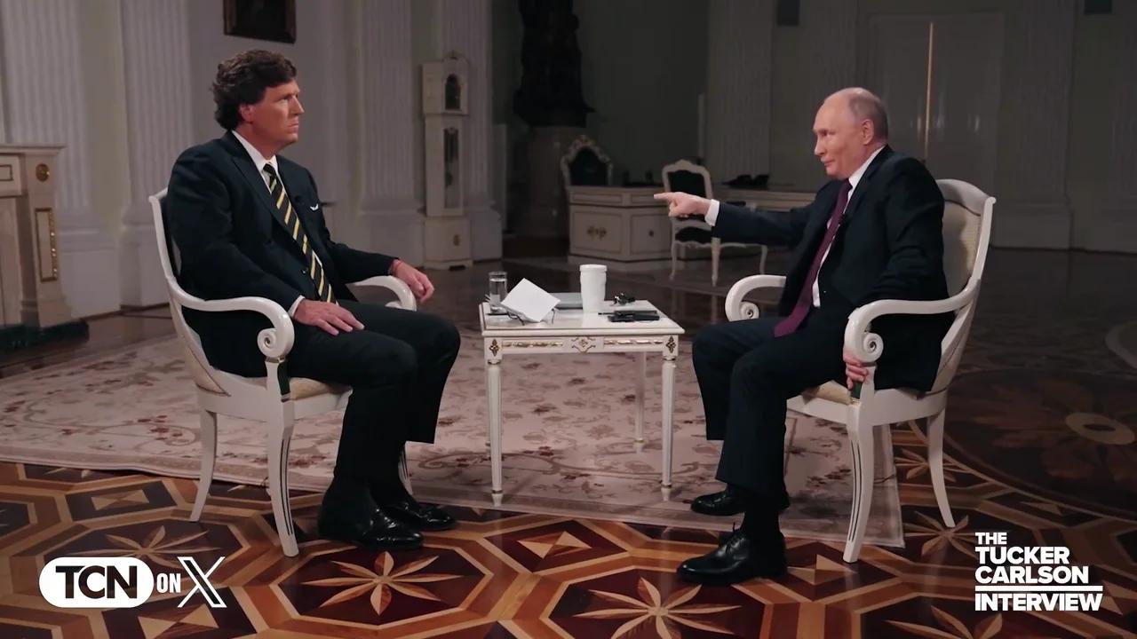Tucker Carlson - Vladimir Putin Interview - February 2024