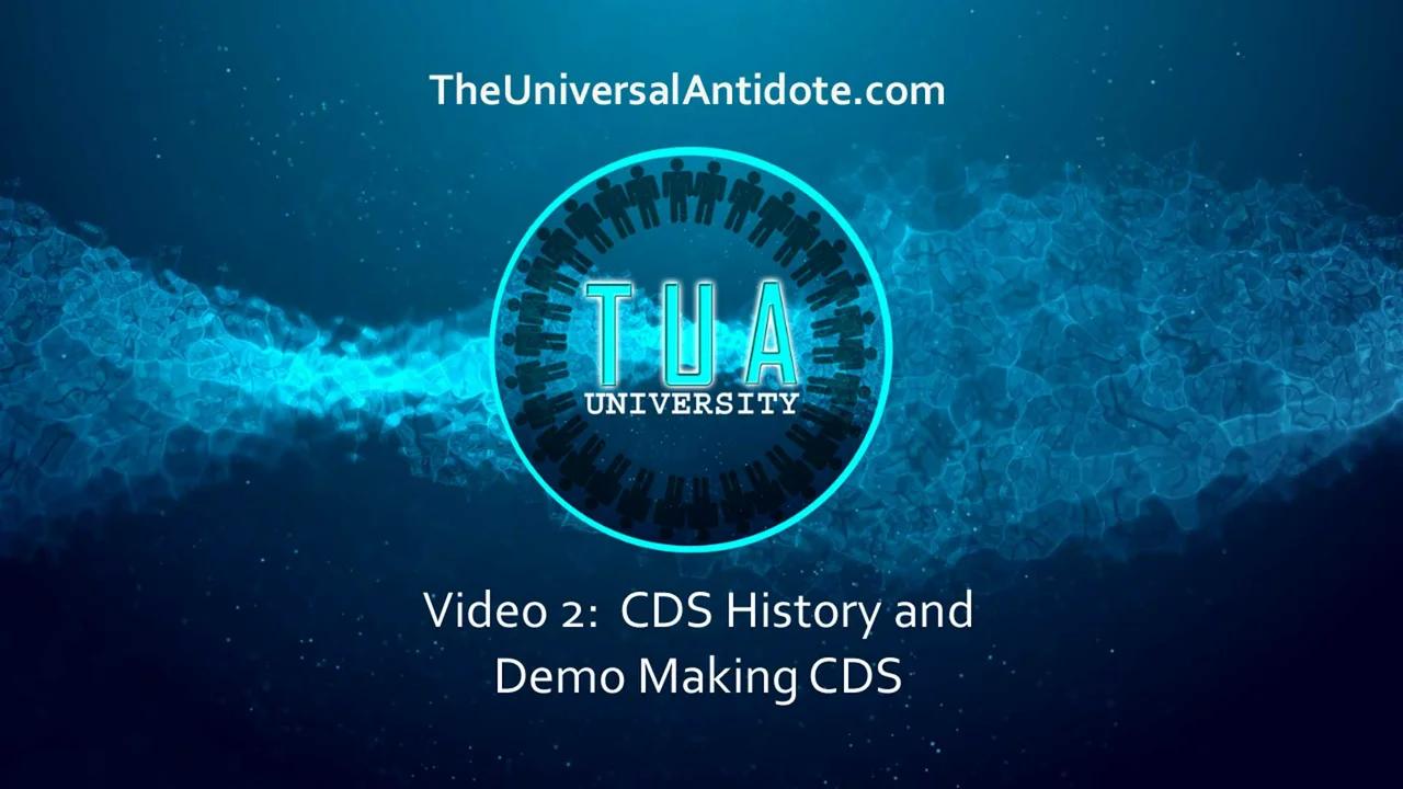 Training Video 2- CDS History and Demonstration Making Concentrated CDS ...