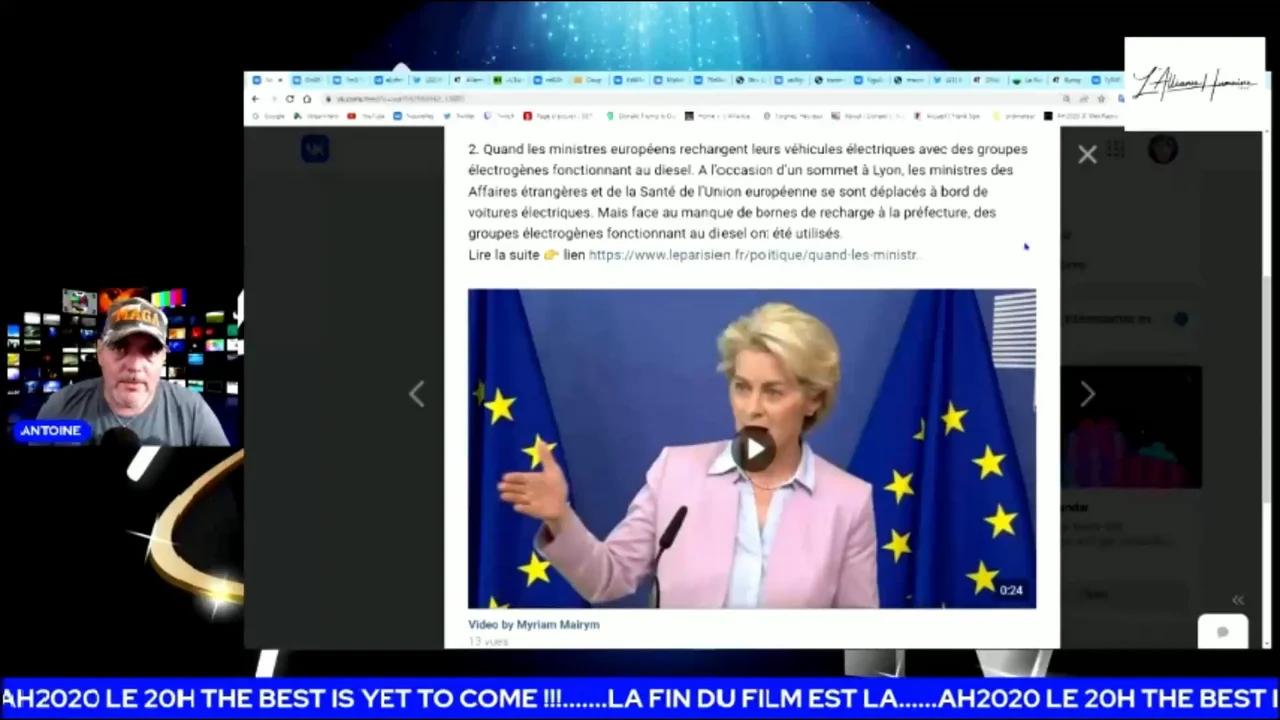 AH2020 VIDEO ENTIERE LE LIVE DU 07-09-2022 ALLIANCE HUMAINE 2020 Antoine Cuttita Vidéo LIGHT