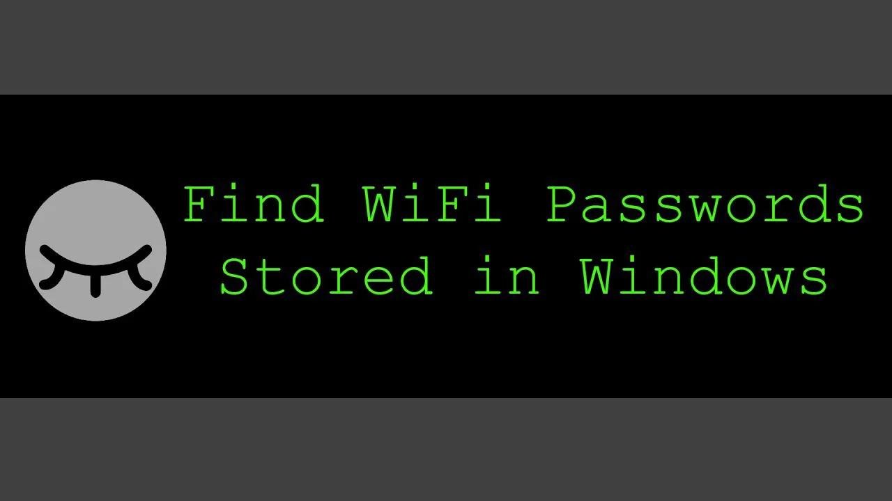 [Windows 10] - How to find stored WiFi passwords in your PC [Easy Way]