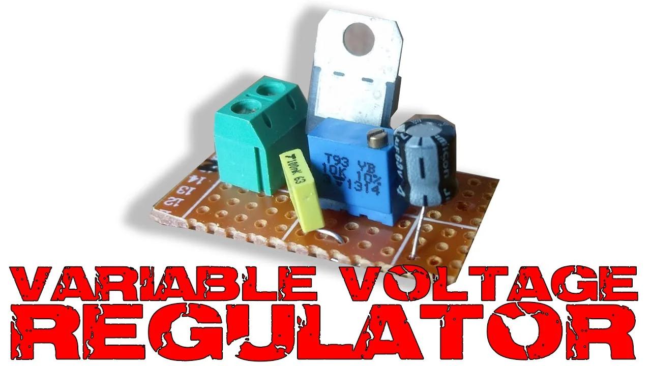 Variable voltage regulator tutorial LM317