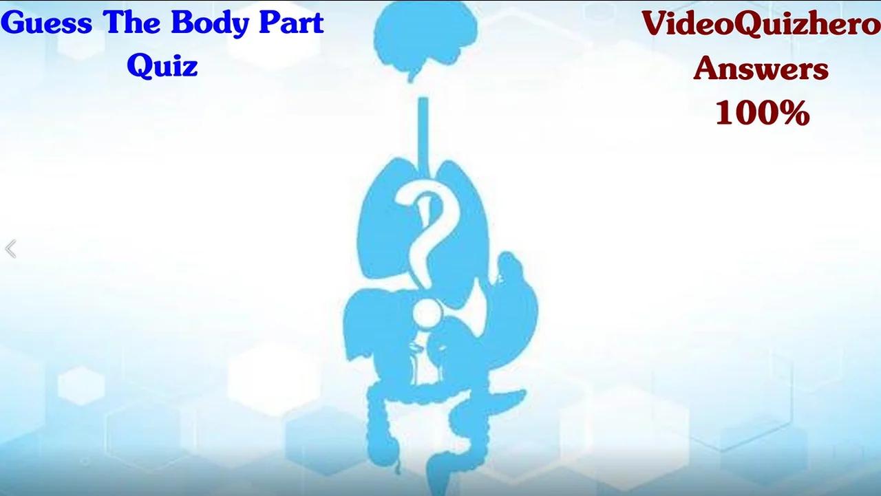 Guess The Body Part Quiz Answers VideoQuizhero | Guess The Body Part ...