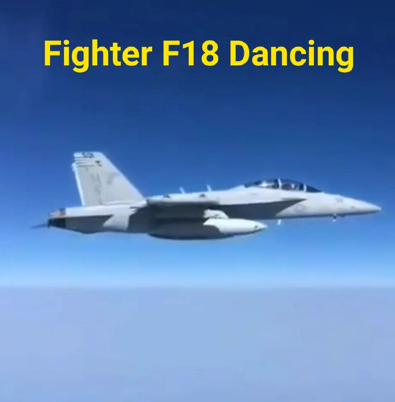 Fighter Aircraft F 18 Dancing