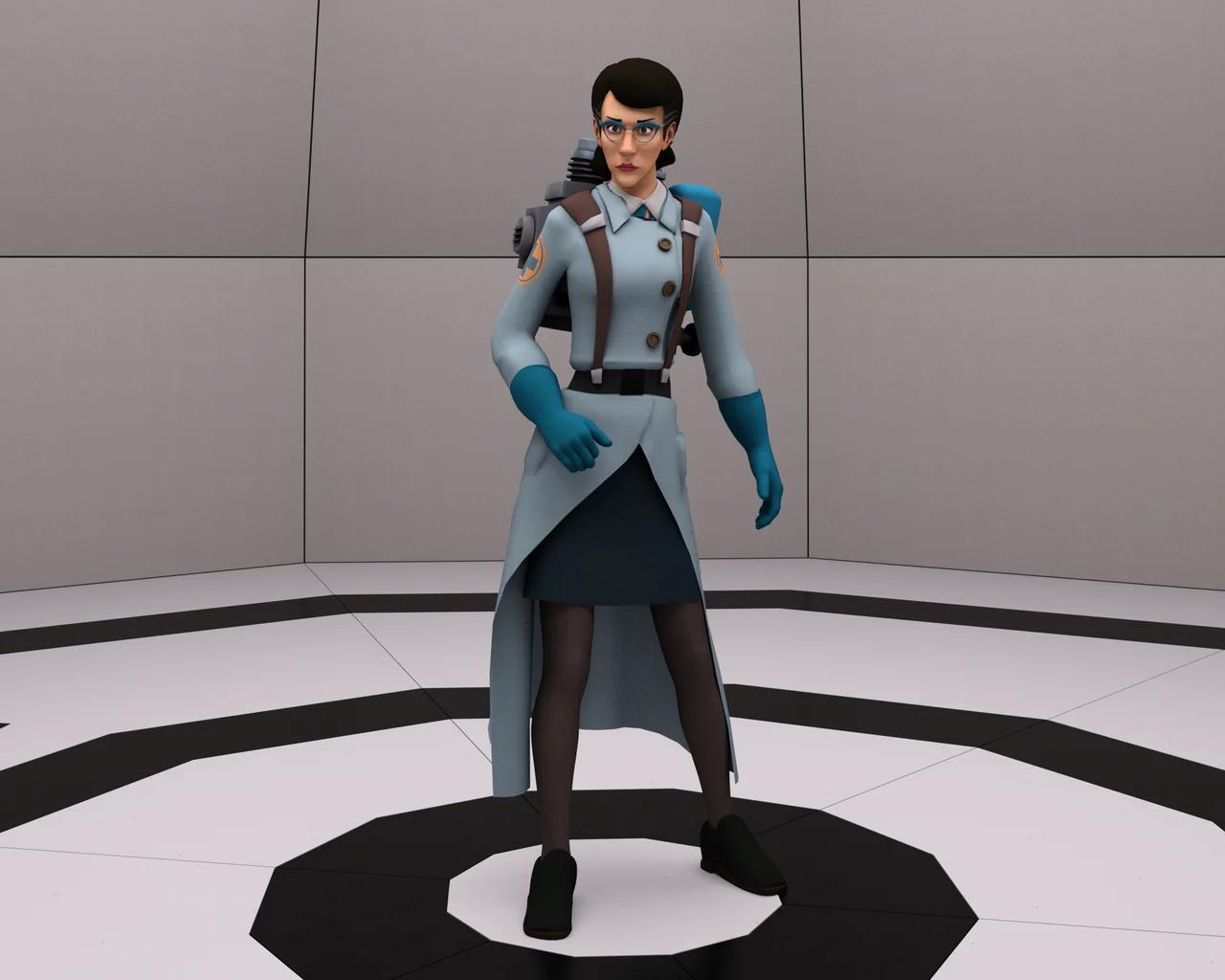 TF2 Female Medic 5x Speed
