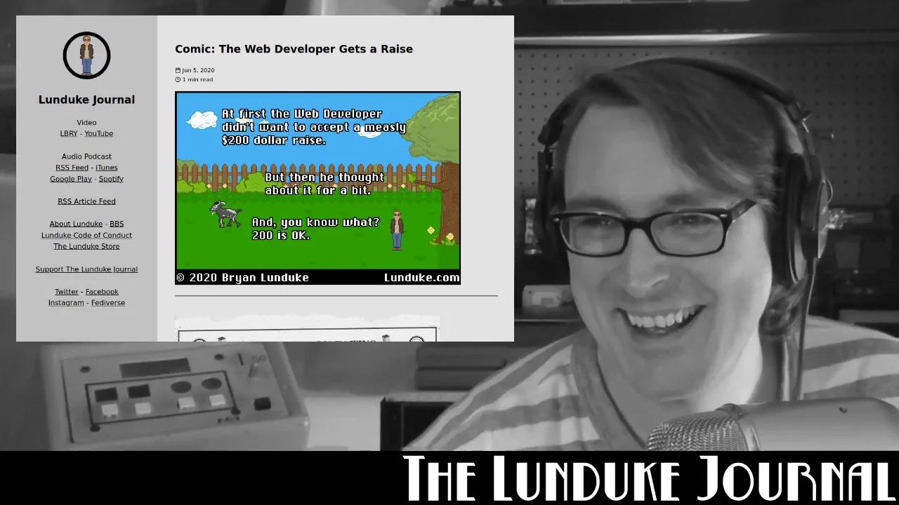 Lunduke Reads Nerdy Comic Strips