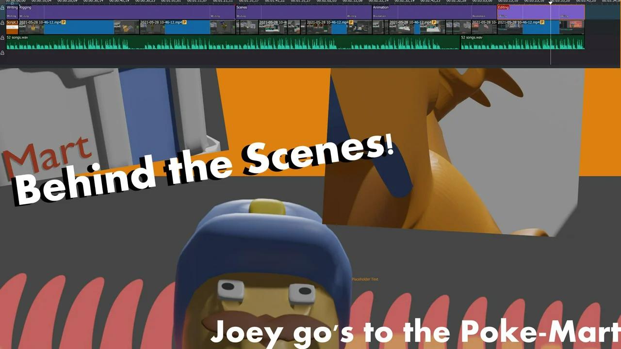 Behind the Animation ~ Joey go's to the Poke-Mart