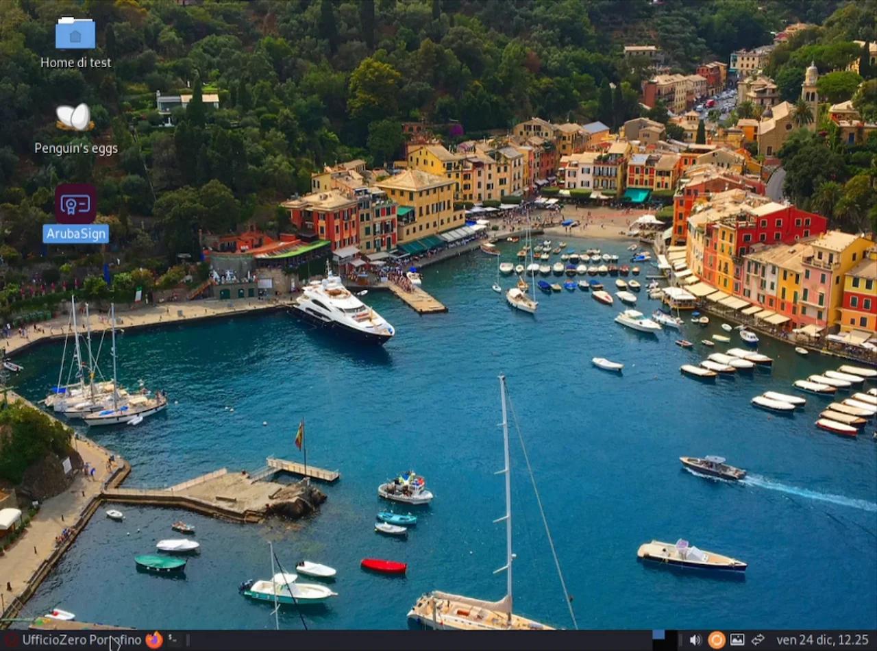 Ufficio Zero Linux OS Portofino 3.0 32bit installation