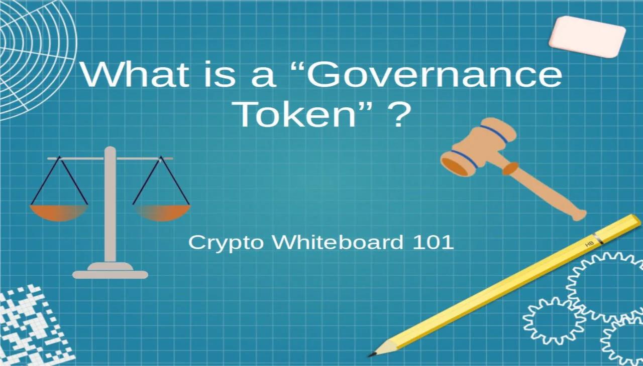 What Are Governance Tokens - Crypto Whiteboard 101