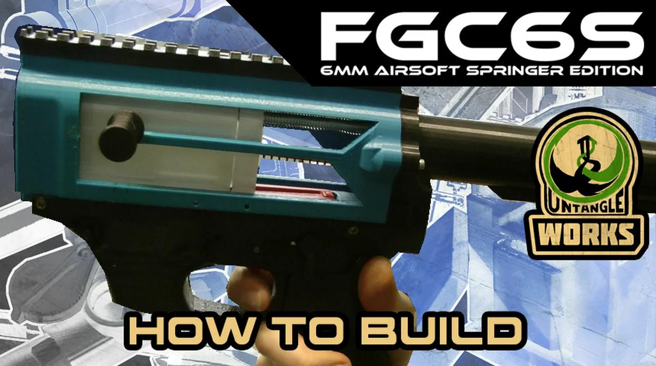 FGC6s how to make the FGC9 3d printed airsoft springer replica