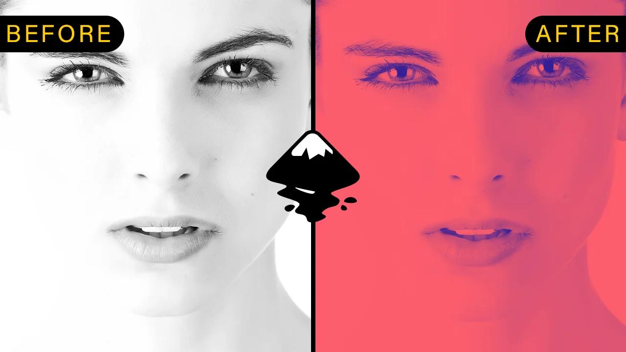 How To Create A Duotone Effect In Inkscape