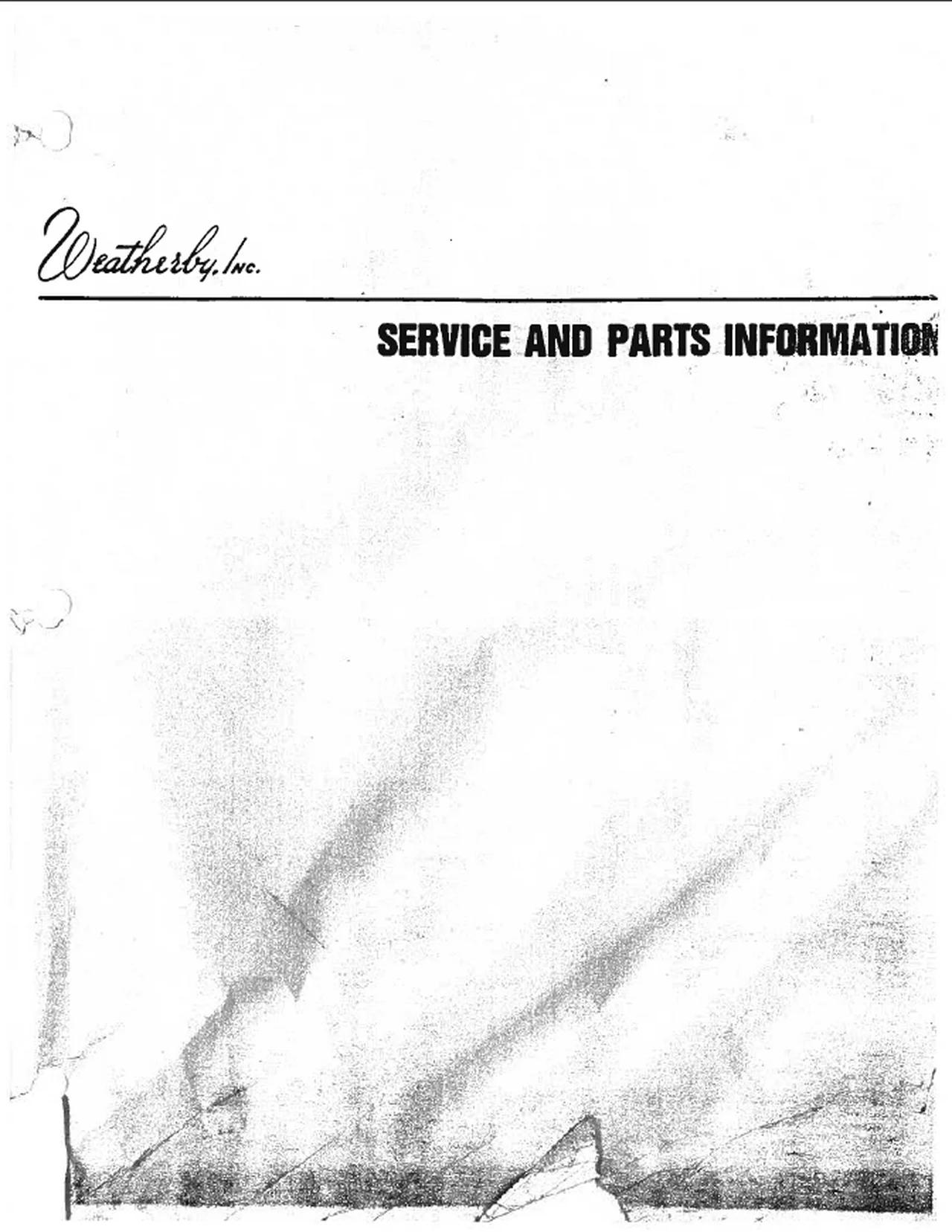 Weatherby Parts Info