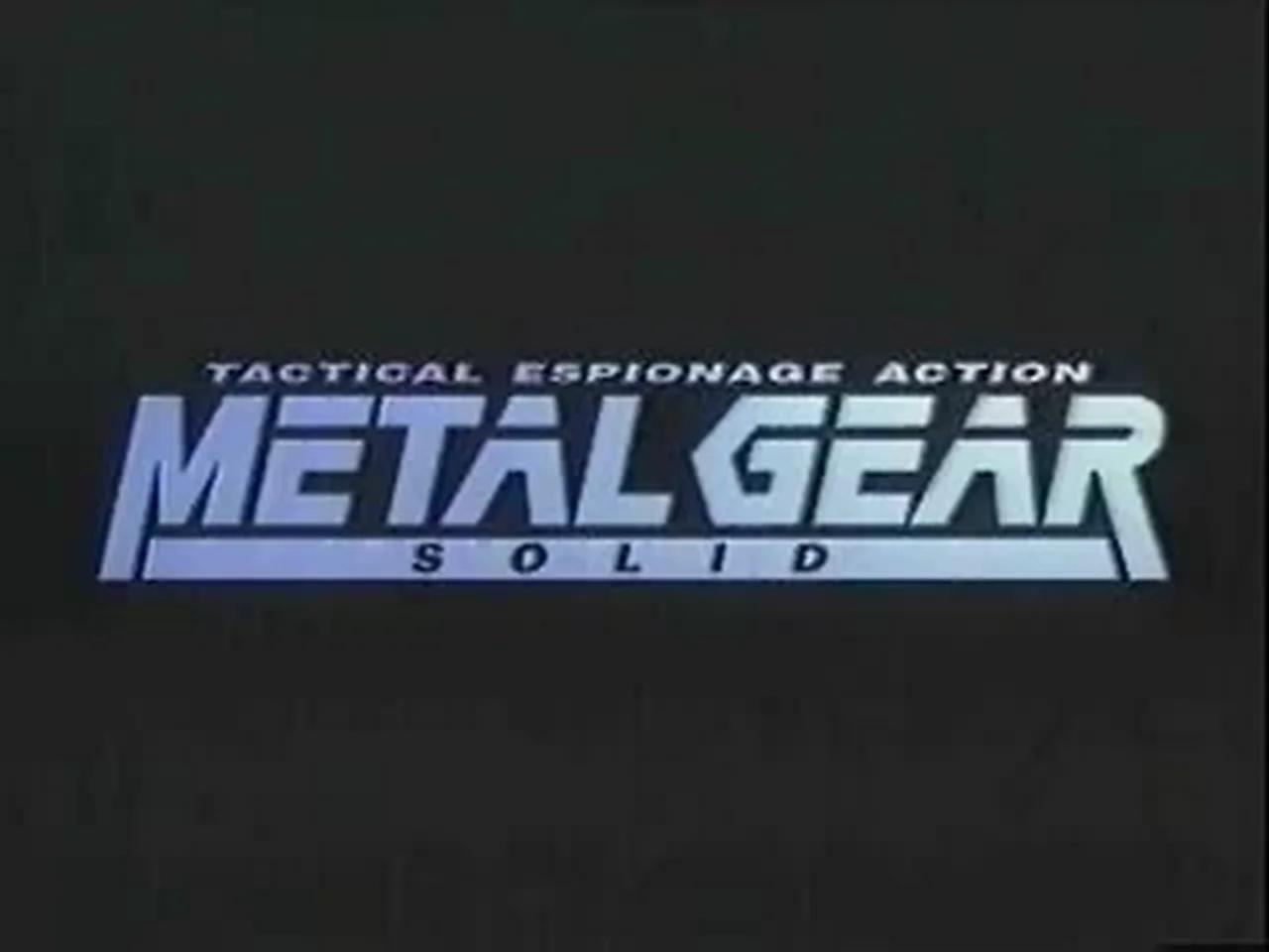 Metal Gear Solid E3 1998 Trailer Konami Hideo Kojima PlayStation 1 PS1 ...