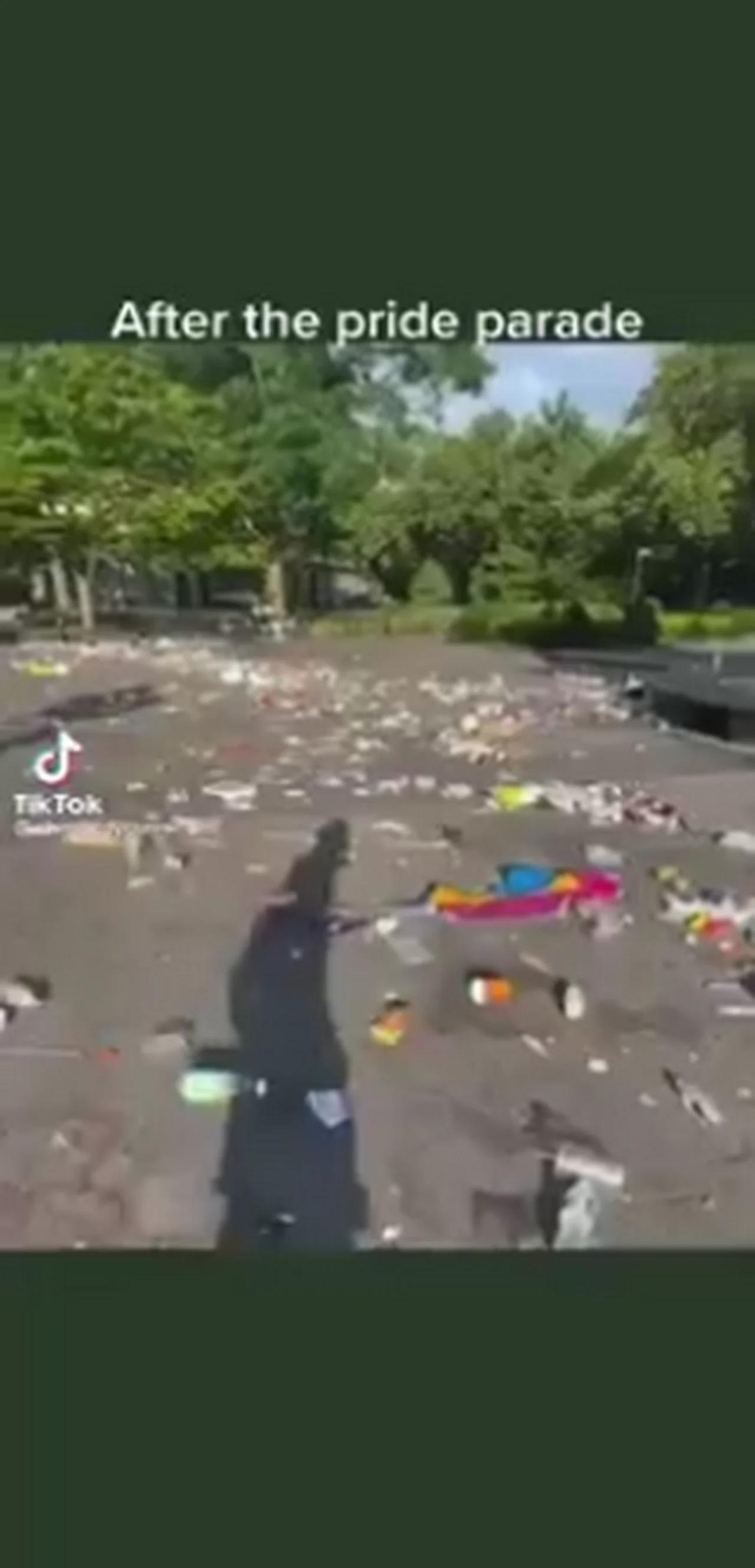 Mask Wearing Hand Washing Slobs After Pride Parade