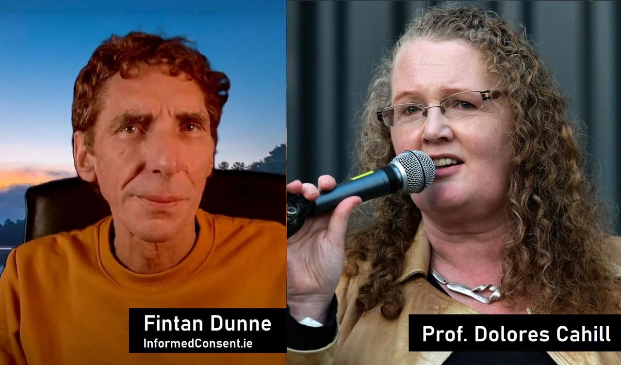 DOLORES CAHILL CRIES FREEDOM with FINTAN DUNNE and CINDY CONNOLLY