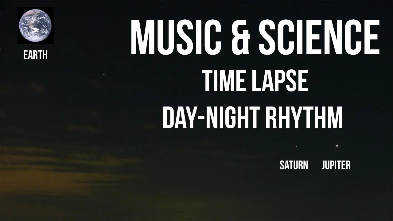 Music Science Moon Earth Rotation Time Lapse People By Day And By