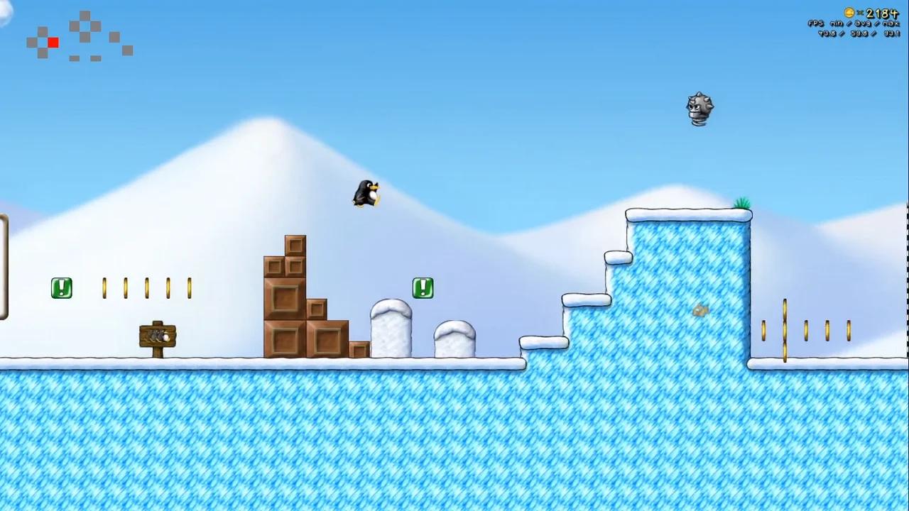 Welcome to Antarctica in 27.79 | SuperTux