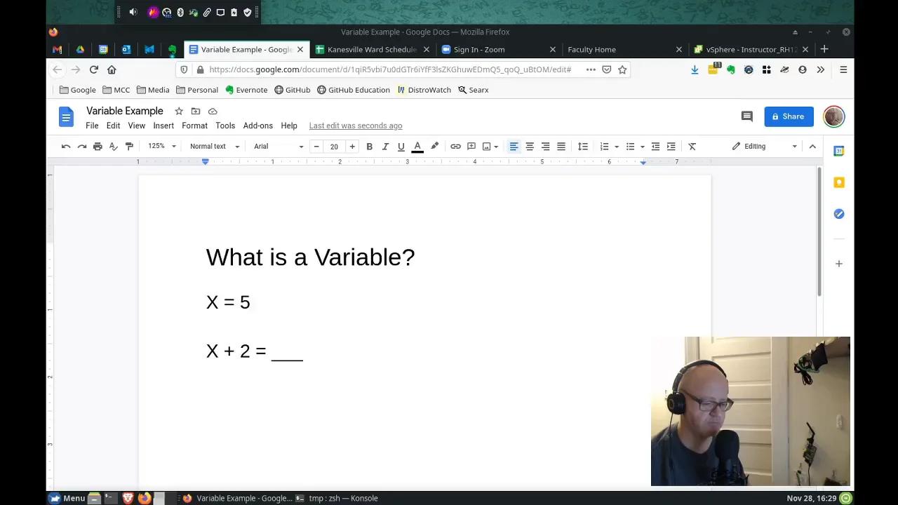 Introduction to Variables