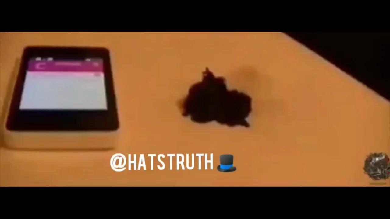 Graphene reacts to cell phone use! Mind Bending!