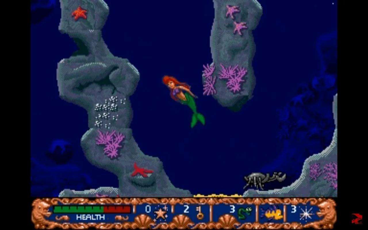 Ariel: The Little Mermaid (Genesis) Playthrough - NintendoComplete