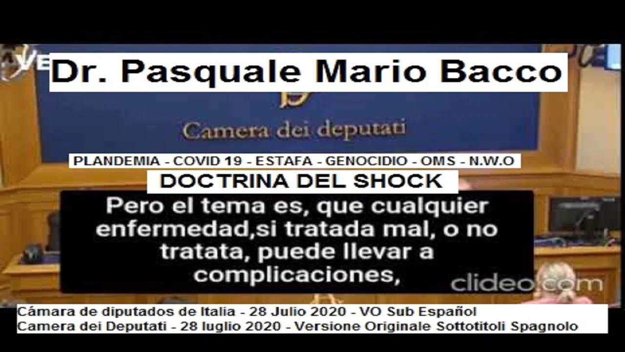Dr. Pasquale Mario Bacco Denuncia la Farsa del Coronavirus en la Cámara ...