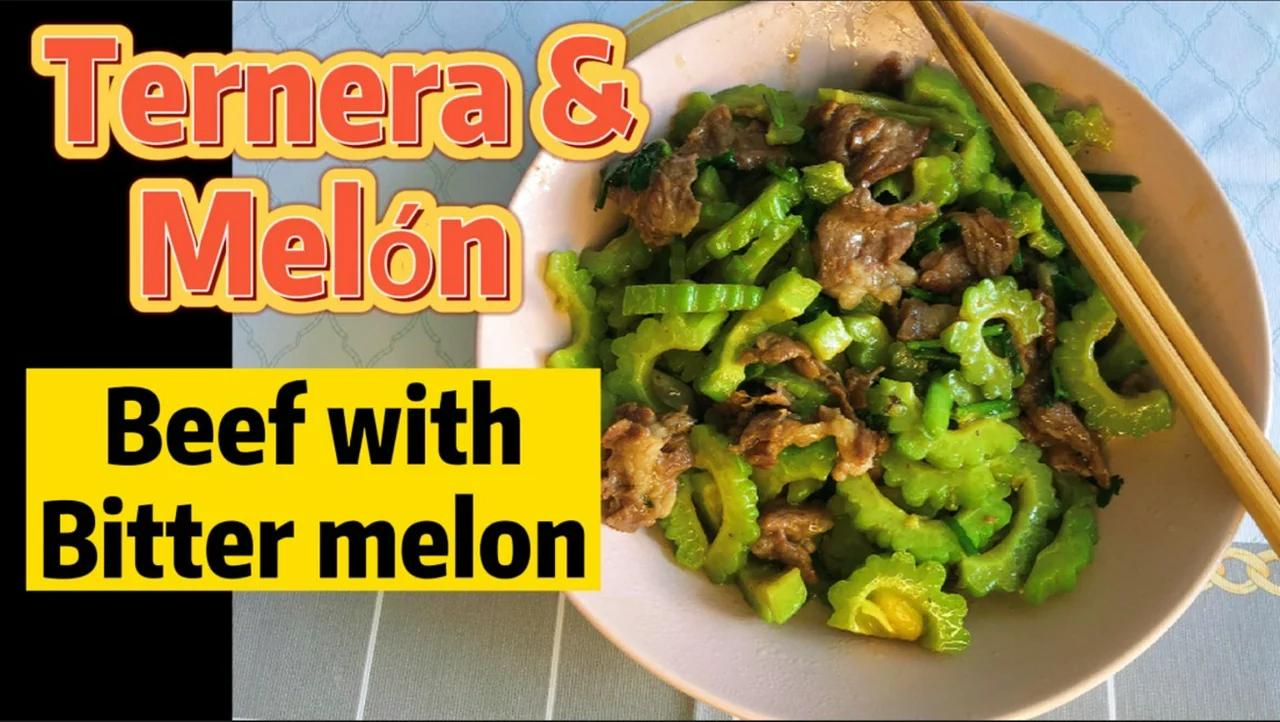 How to make Beef with Bitter Melon Stir-Fry, Chinese food Recipe
